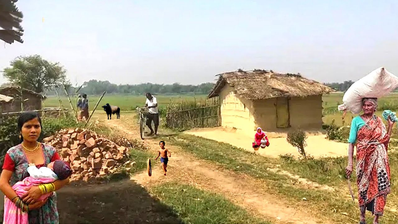 Village Life Style In Indian Uttar Pradesh ¶ Primitive Life Real India ...