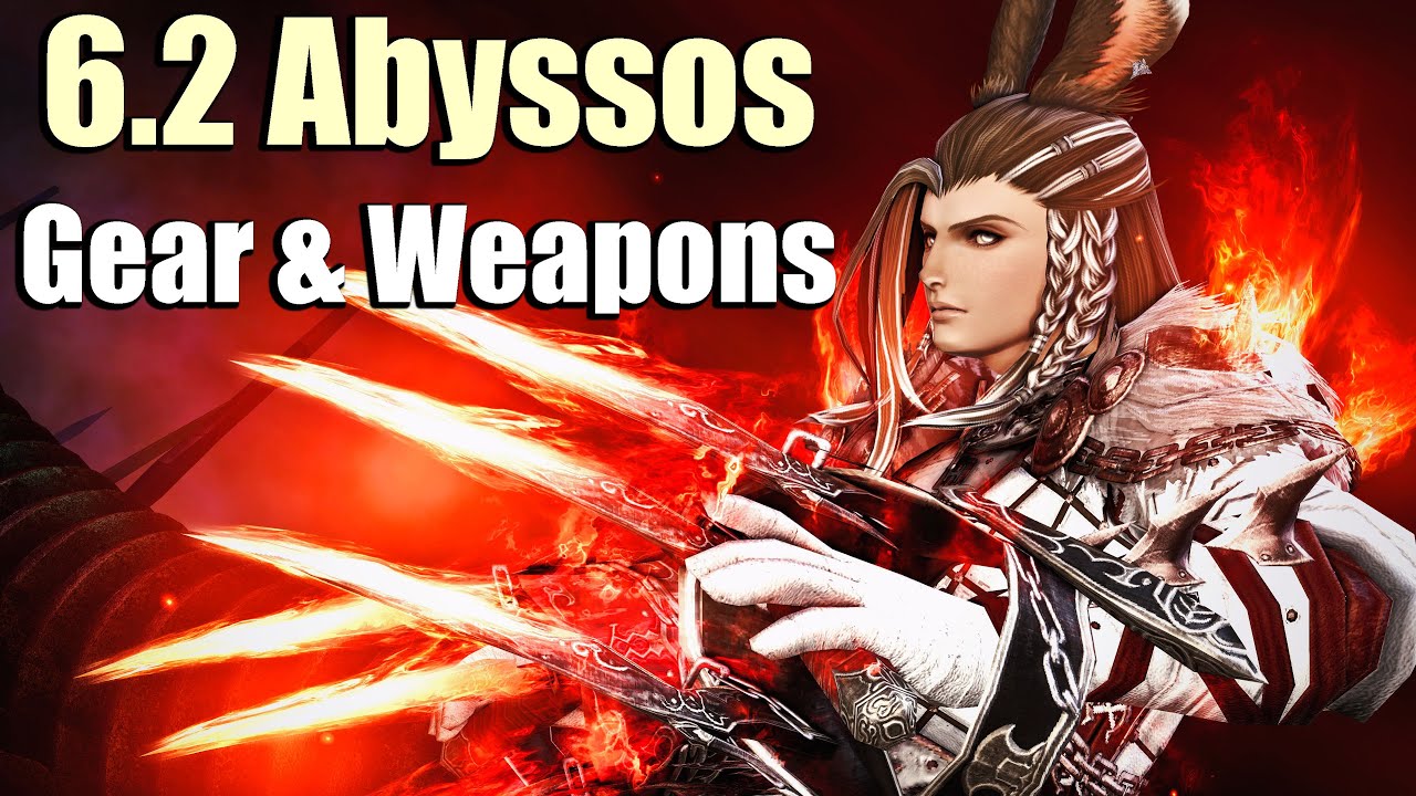 All NEW Abyssos Sets & Weapons | Patch 6.2 | Different Dyes & Races ...