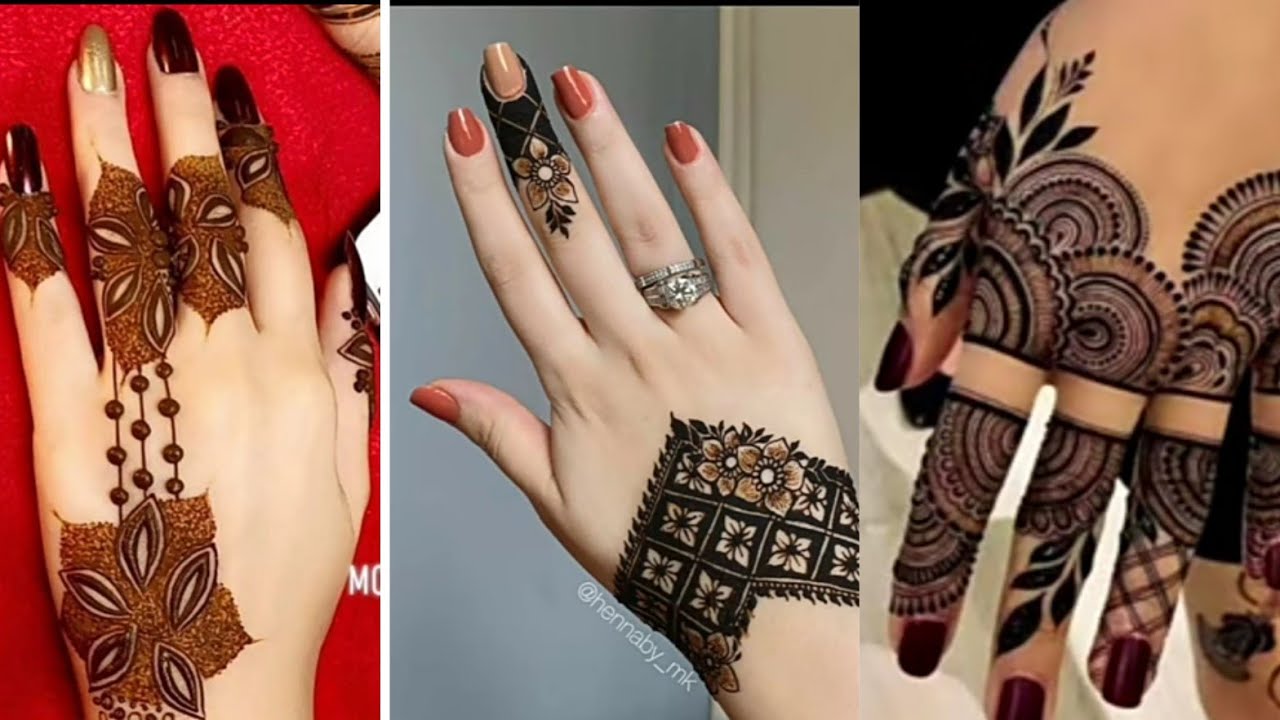 Special front and back hand mehndi design|| amazing and beautiful style ...