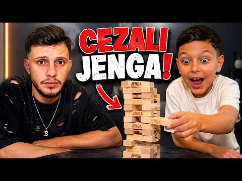 DEV CEZALI JENGA OYNADIK! (ÇILGIN CEZALAR!)