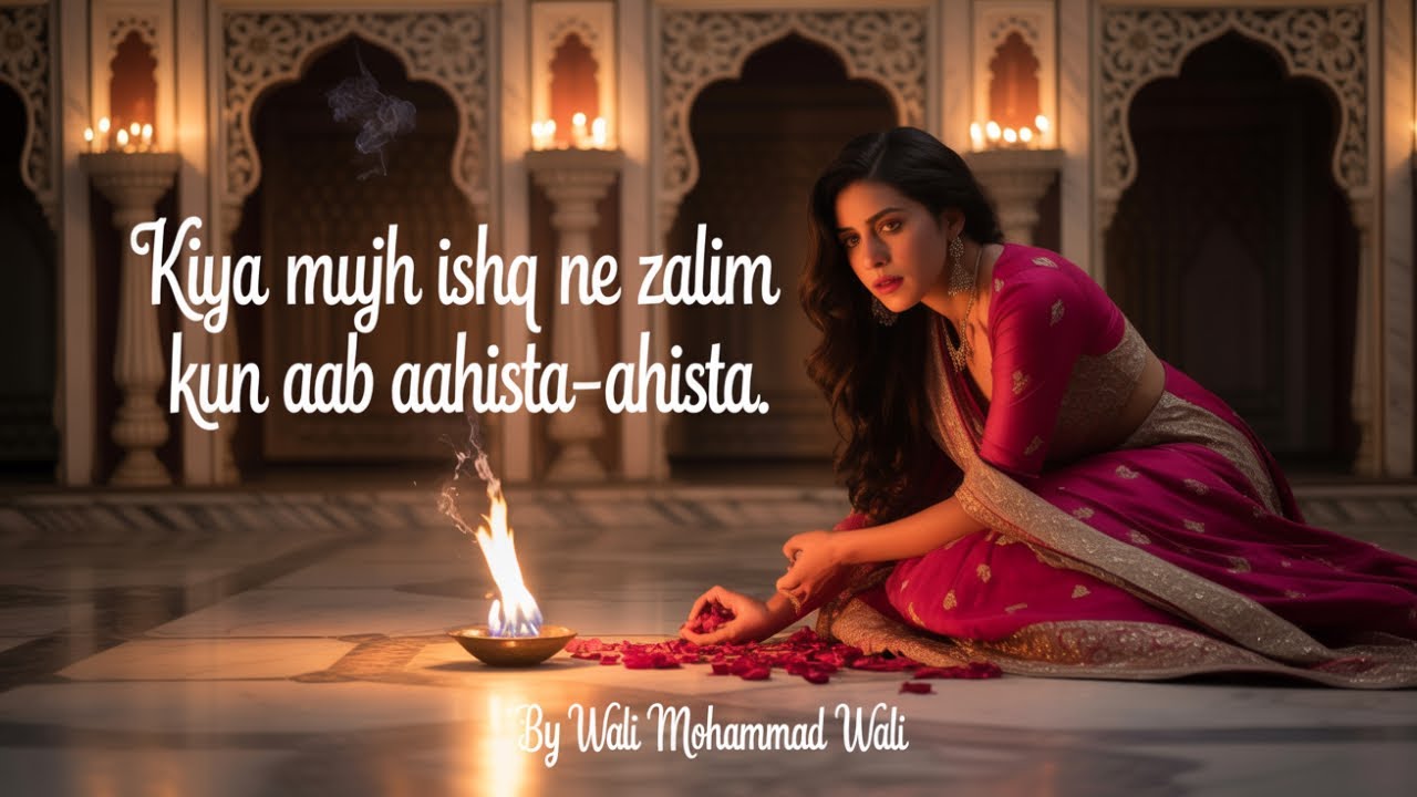 kiya mujh ishq ne zalim kun aab aahista-ahista by WALI MOHAMMAD WALI # ...