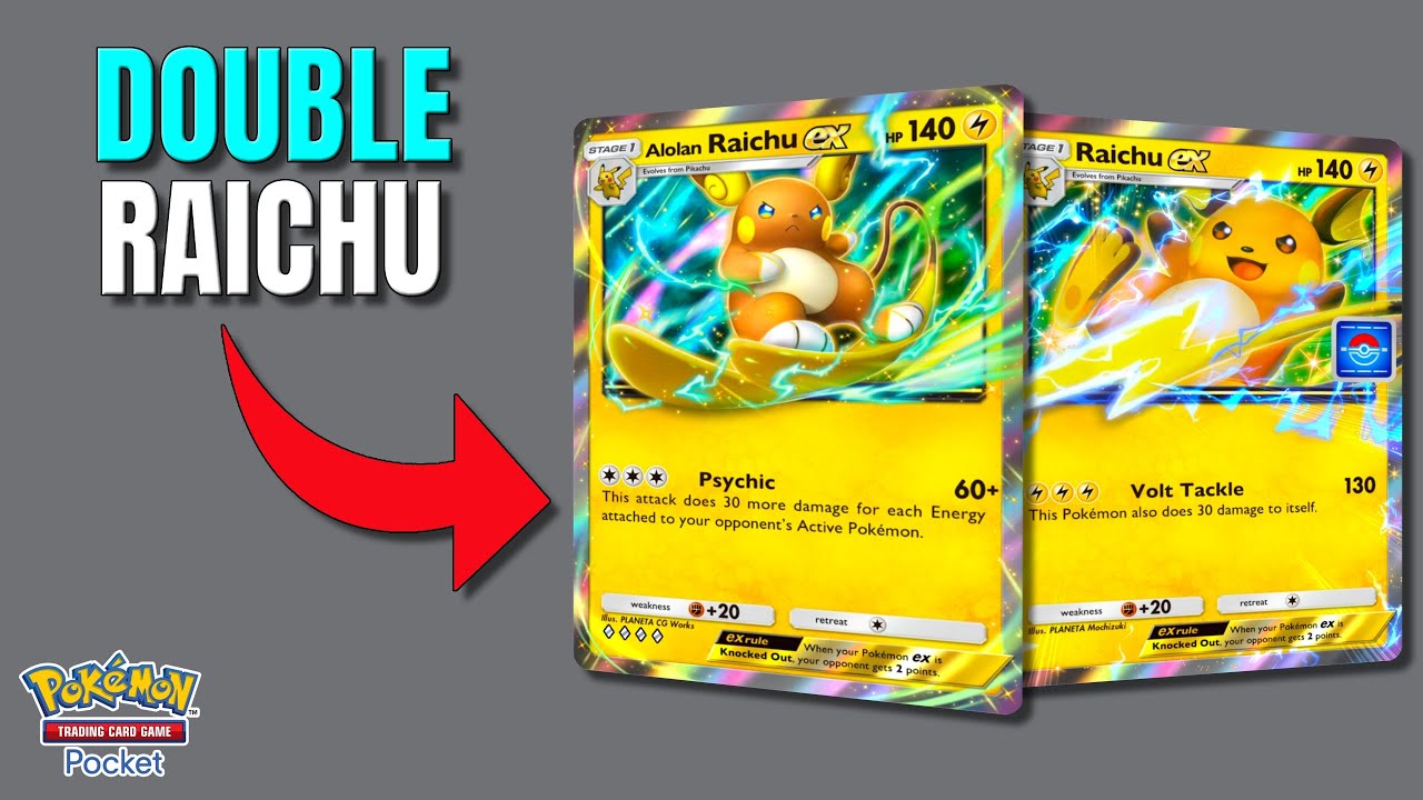 DOUBLE Raichu Is INSANE ⚡ | Pokémon TCG Pocket - YouTube