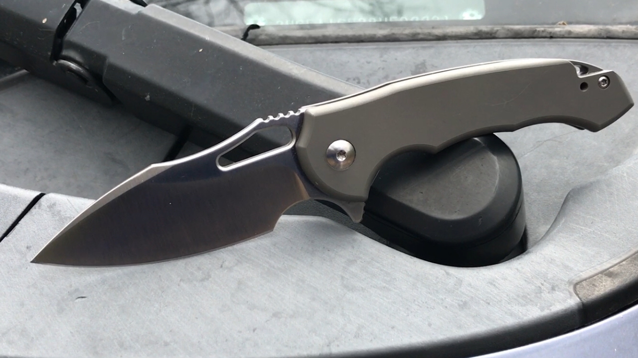 Ferrum Forge Falcon Knife - Mass Drop Colab - S35VN Steel & Titanium ...