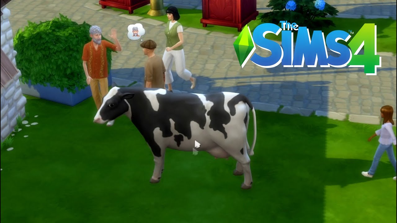 Sims 4 - 55 - Besuch auf dem Kuhmarkt von Finchwick - YouTube