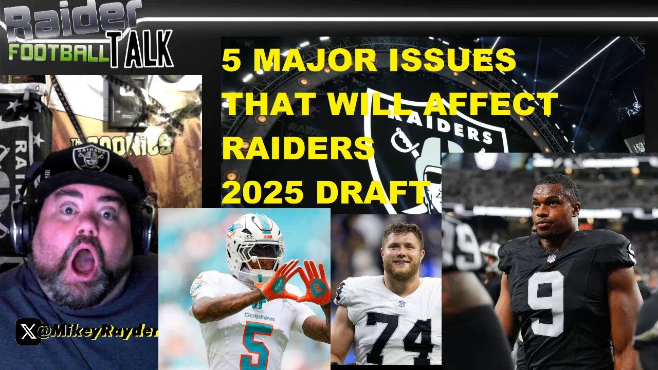 5 MAJOR ISSUES THAT WILL CREATE NFL DRAFT DRAMA & CHAOS 4 LAS VEGAS ...