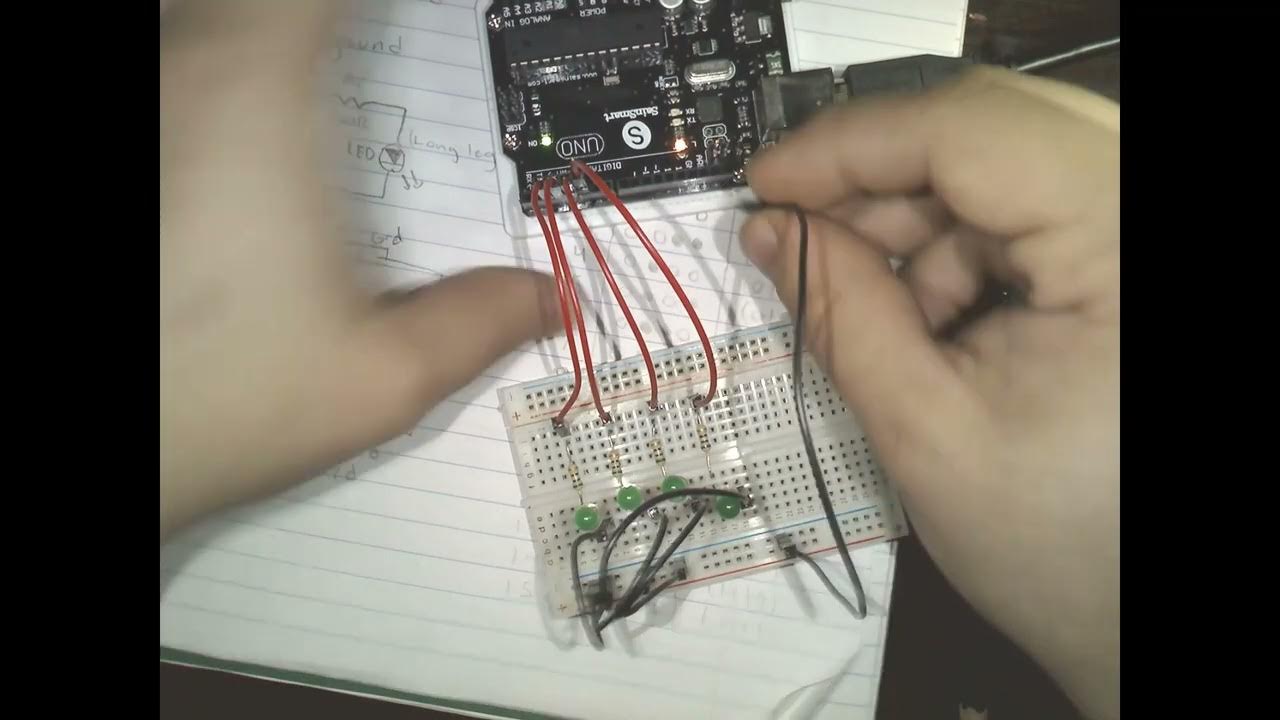 How to make a binary counter using Arduino - YouTube