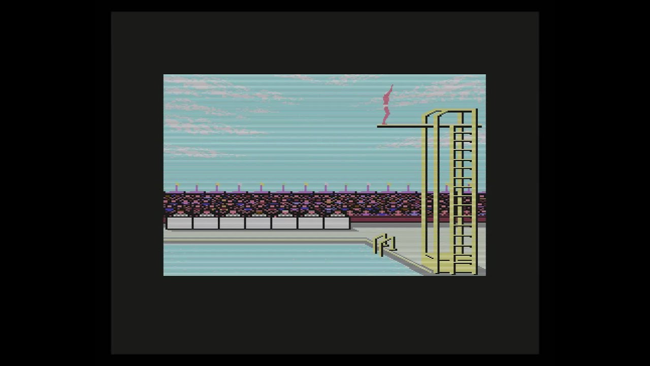 C64 - Summer Games - Platform Diving - YouTube