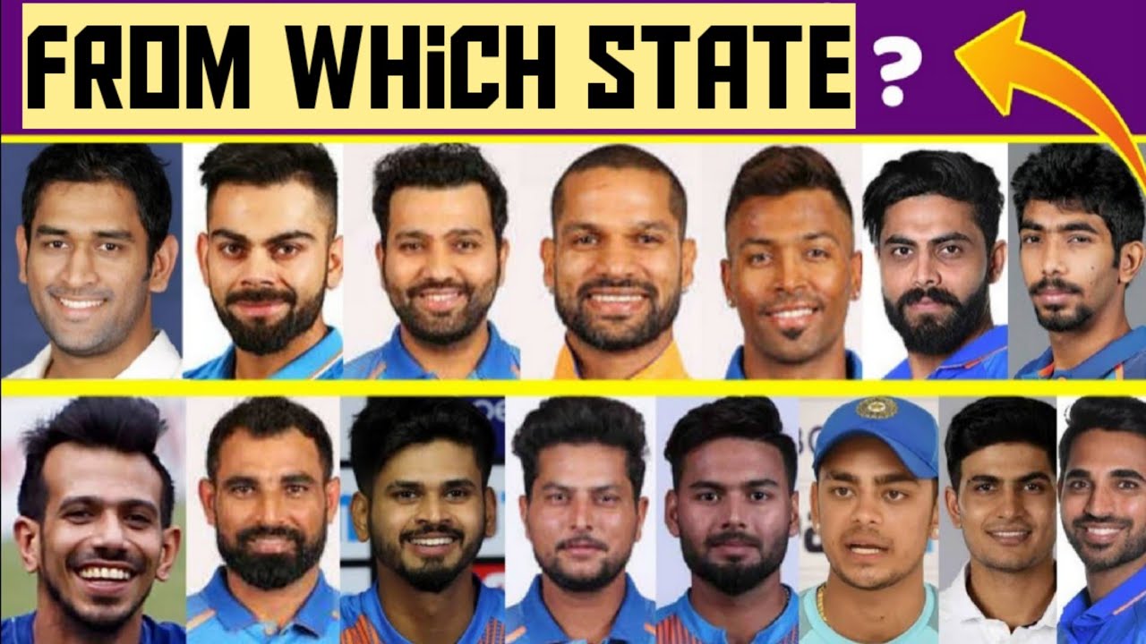 Which State Is An Indian cricketers,indian cricketer state,all ...