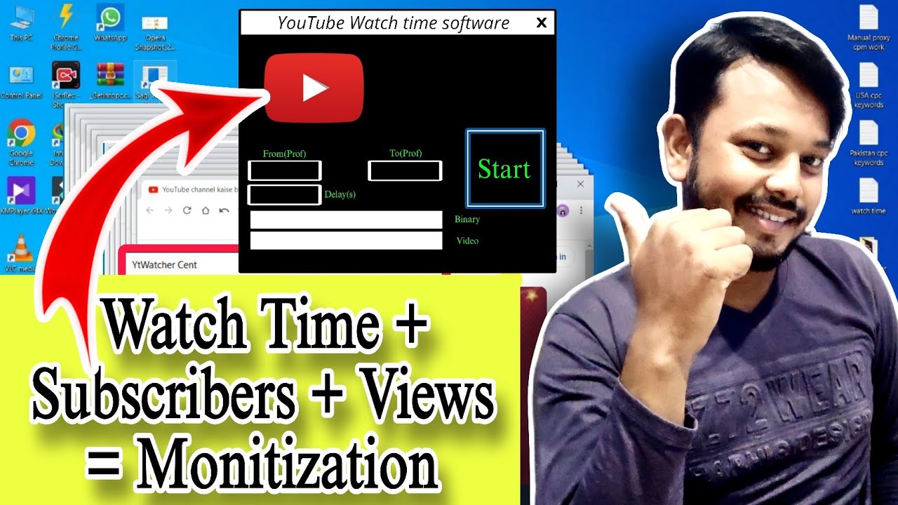 youtube watch time software | how to increase subscribers on youtube channel - YouTube
