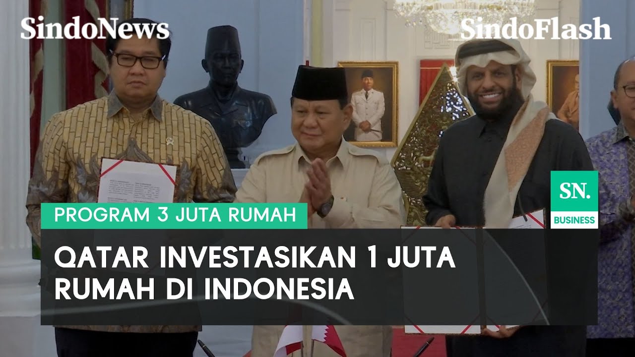 Presiden Prabowo Saksikan Penandatangnan MoU RI dan Qatar untuk Proyek ...