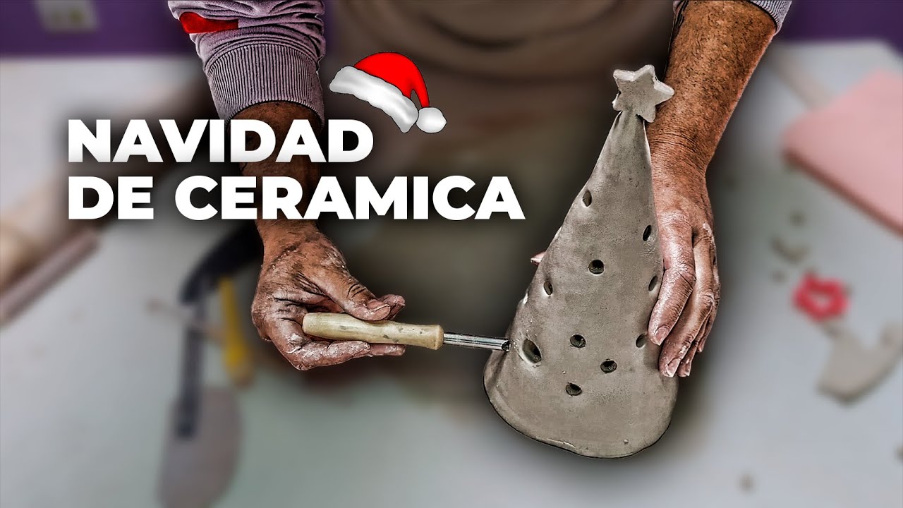 Cómo HACER un PINITO NAVIDEÑO en CERAMICA 🎄 - YouTube