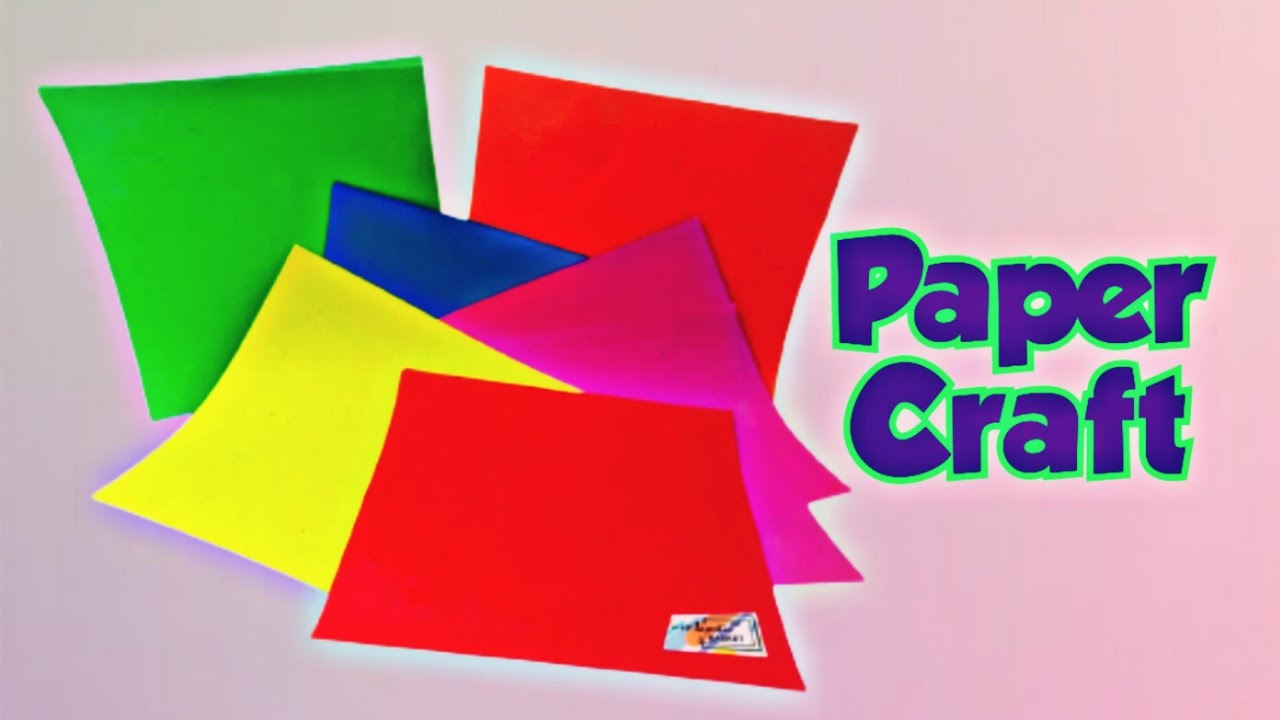 DIY Amazing Paper Wall Hanging Craft | Paper Toran Design | Paper Wall ...