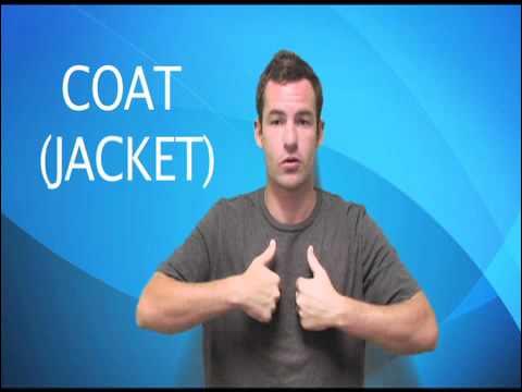 ASL Colors & Clothes Lesson - YouTube