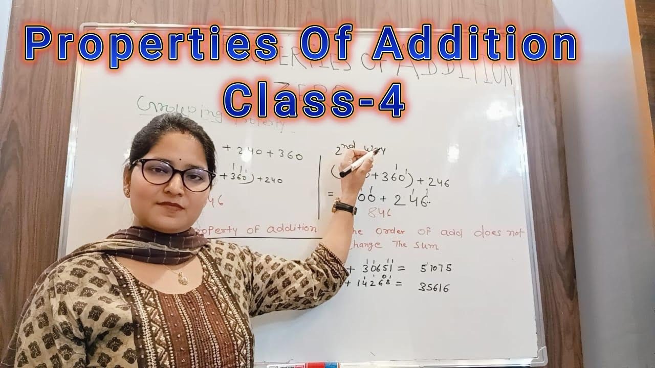Properties of Addition - Class-4 - YouTube