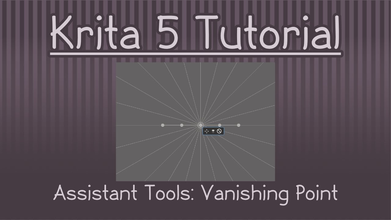 Krita 5.1 Tutorial: Assistant Tools - Vanishing Point - YouTube