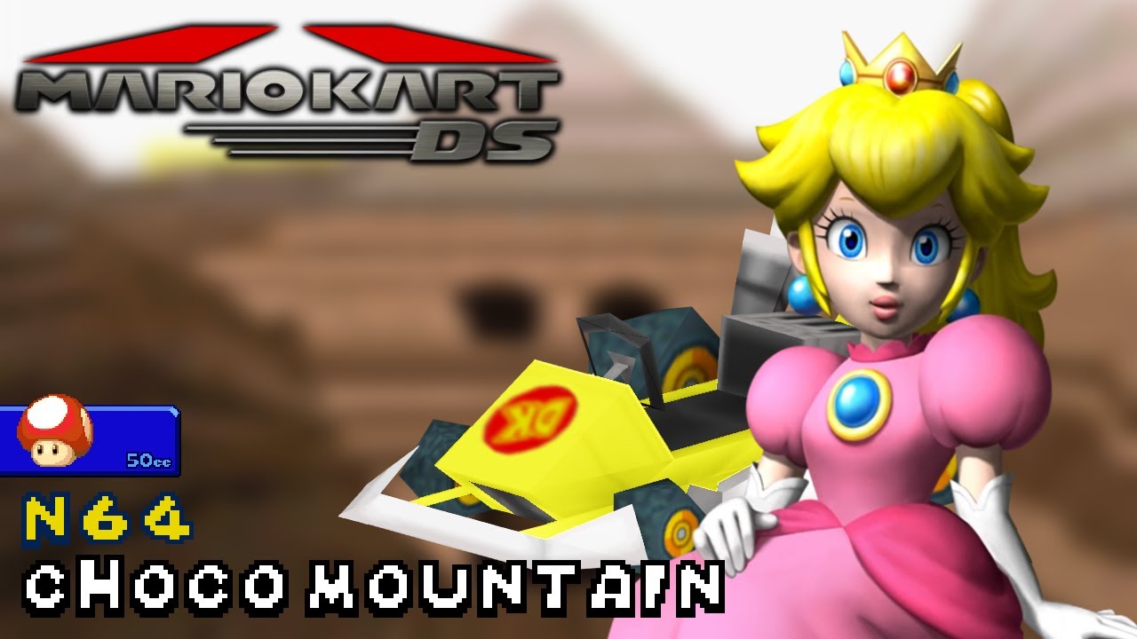 Mario Kart DS - 50cc - Peach - Standard DK - N64 Choco Mountain | Ep ...