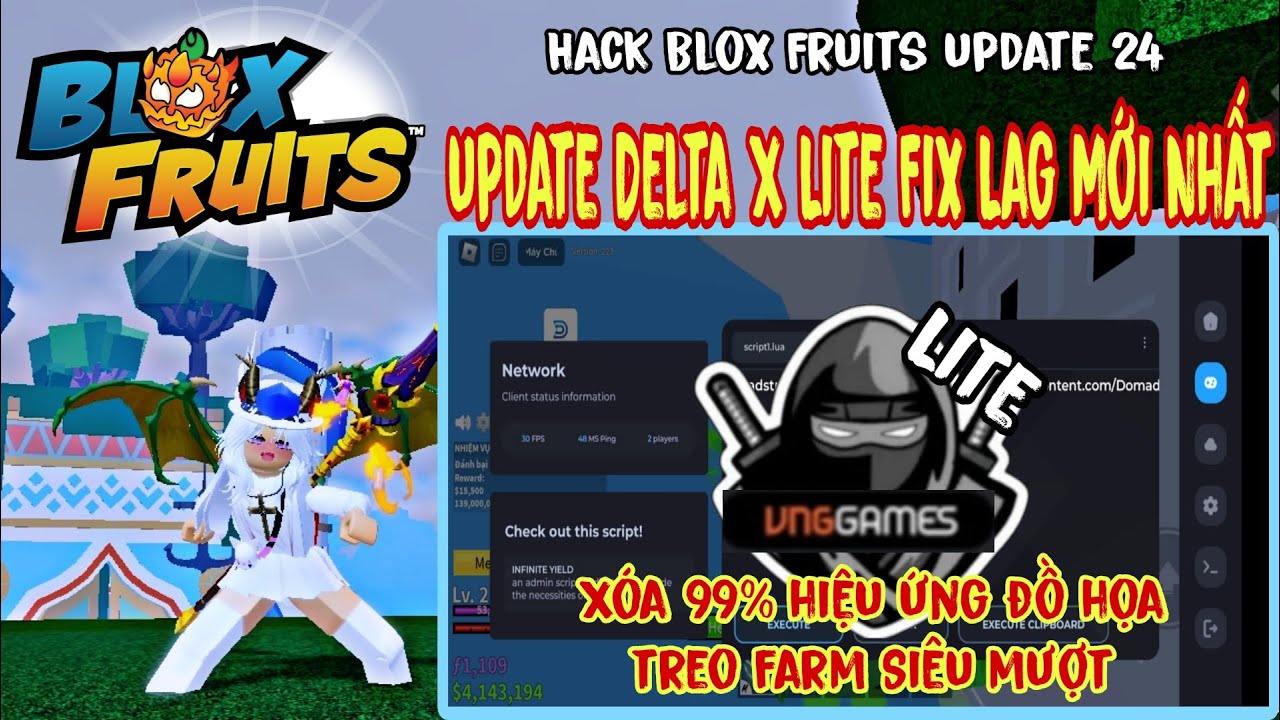 Hướng Dẫn Hack Blox Fruits Update Client Delta X Lite VNG + Quốc Tế Fix Lag Mới Nhất Trên Điện ...
