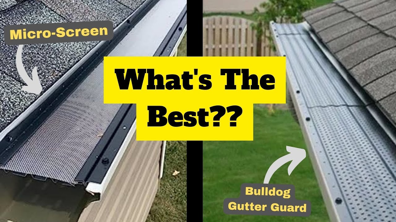 The Best Gutter Screen Options for Your Customers - YouTube