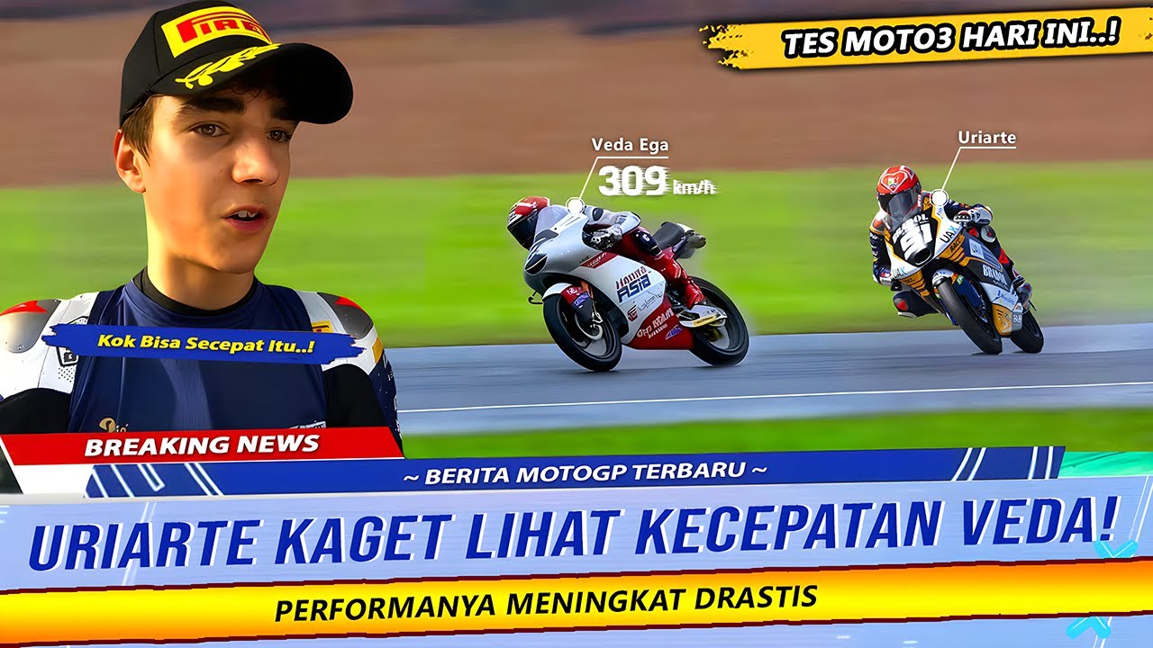 KECEPATANYA GEMPARKAN PADDOCK! VEDA PERMALUKAN PEMBALAP SPANYOL DI TES ...