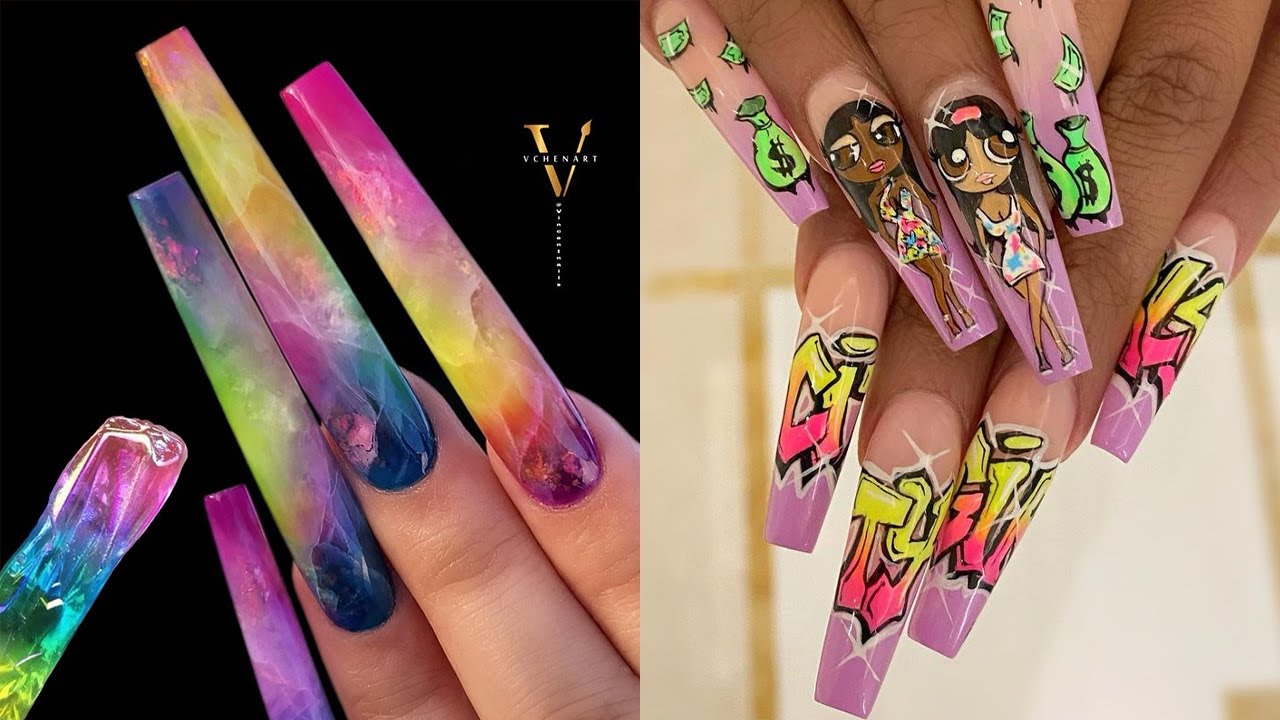 #107 Amazingly Beautiful Acrylic Nail Art Designs Compilation 💅 - YouTube