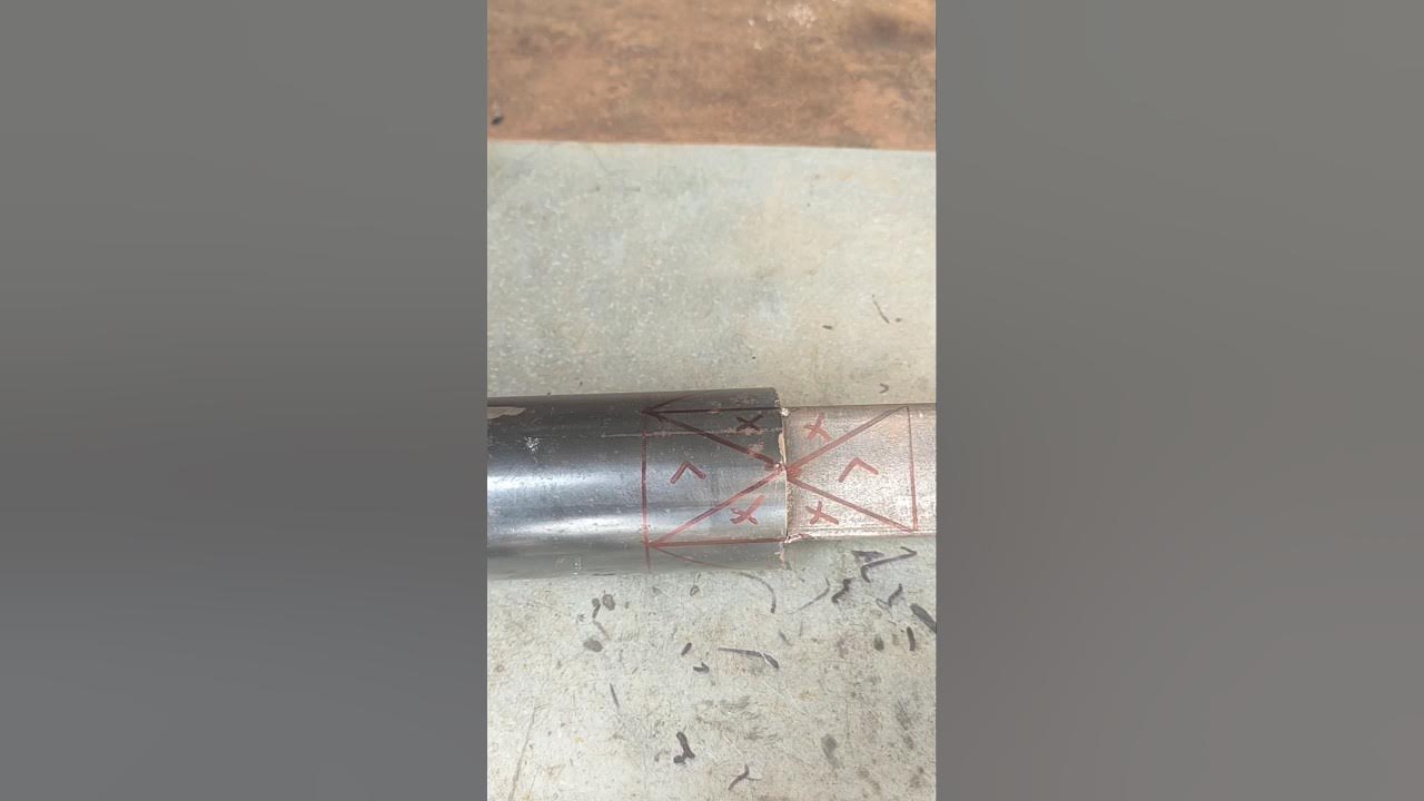 Tips and tricks for combining round iron pipes and square iron pipes - YouTube