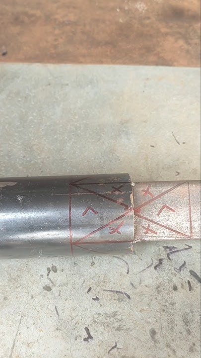 Tips and tricks for combining round iron pipes and square iron pipes - YouTube