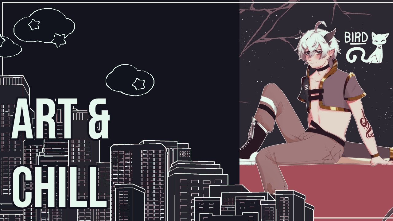 -Art & Chill- {SPEEDPAINT} anime dragon boi #oc - YouTube