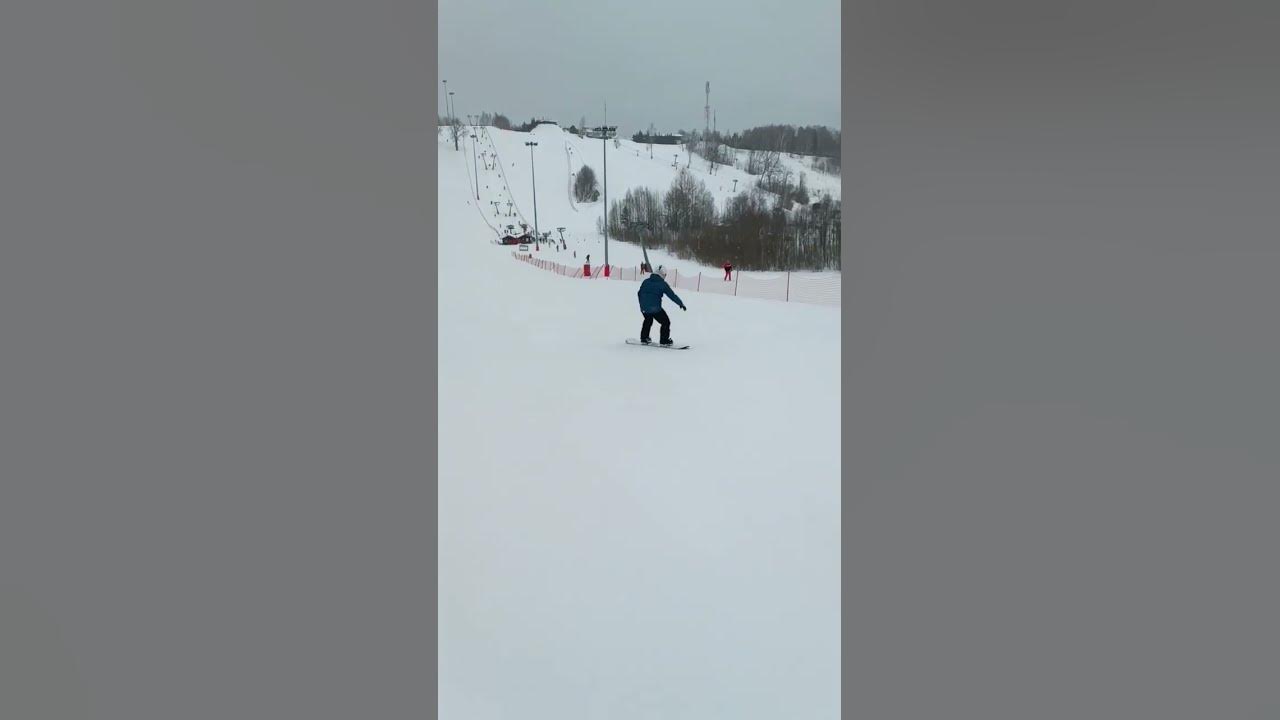 как научиться кататься на сноуборде. Учиться надо на учебных горках ...