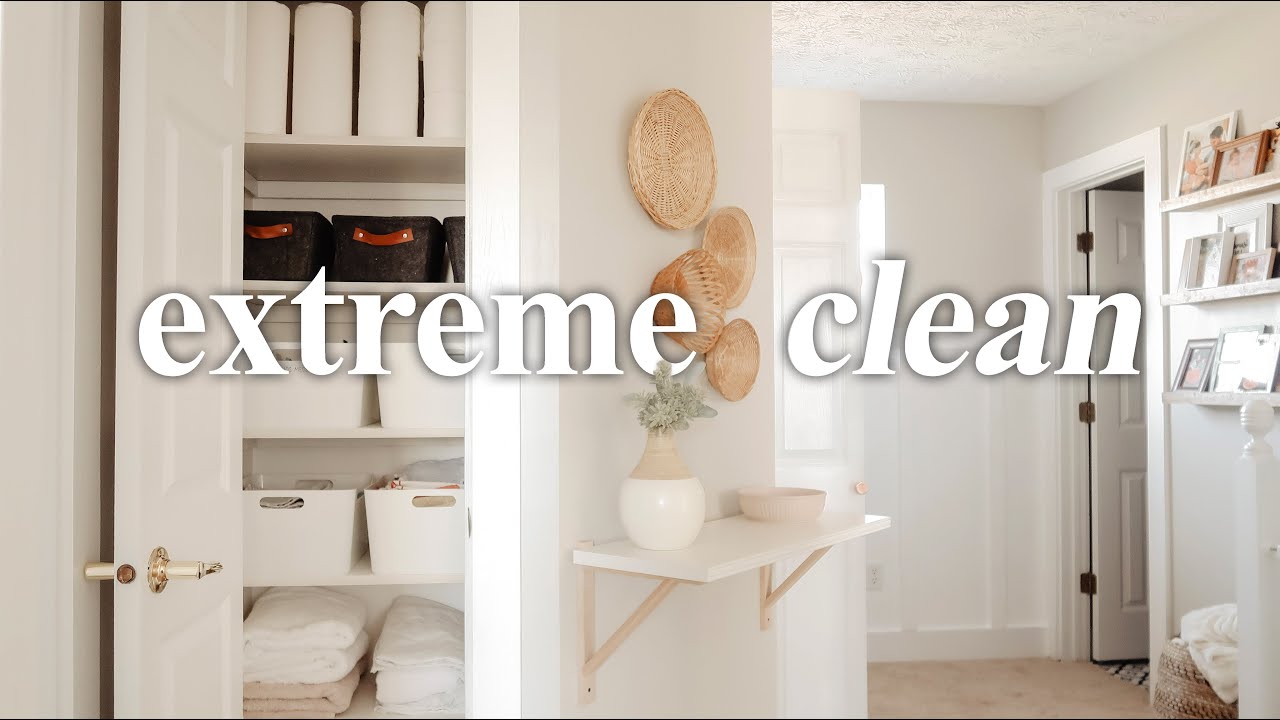 DISASTER CLOSET CLEAN | Extreme Organization and Declutter 2020 - YouTube