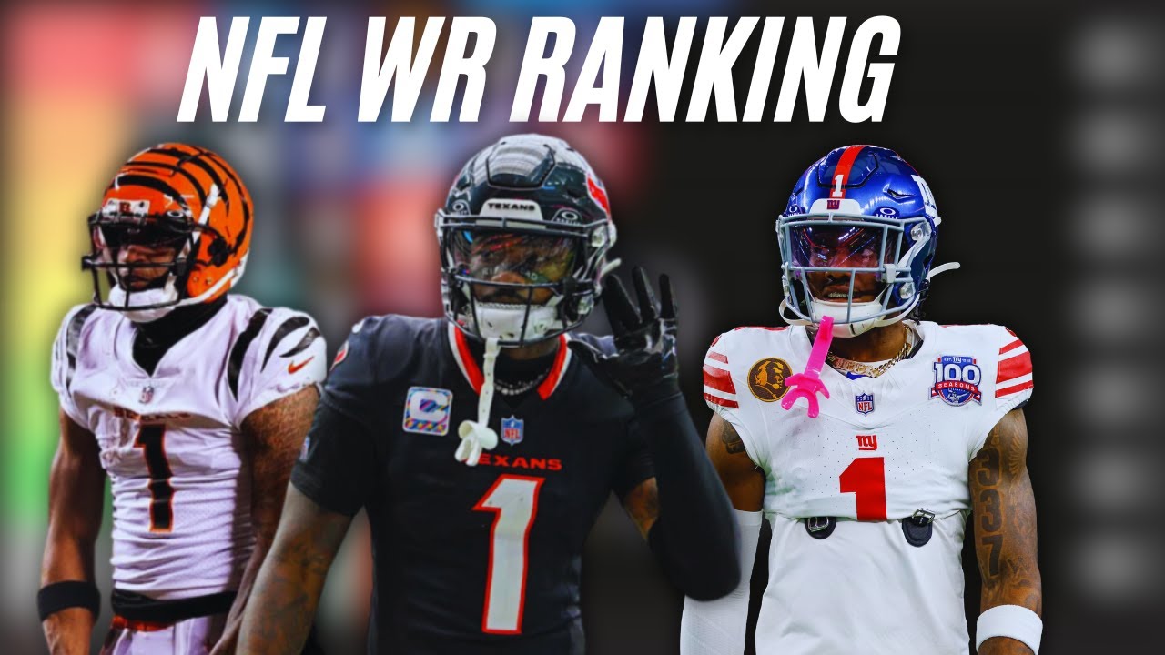NFL WR ranking! (2024-2025) - YouTube