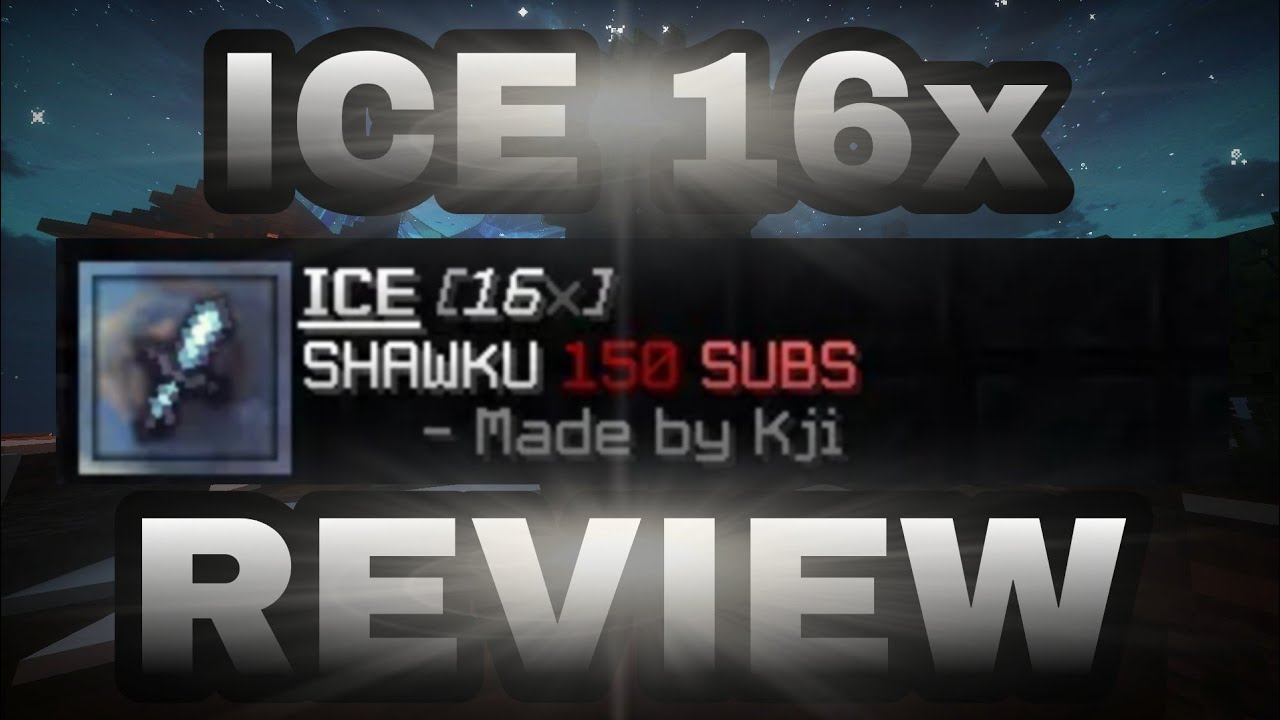 🧊The Best Texture Pack ICE 16x! Review🧊 - YouTube