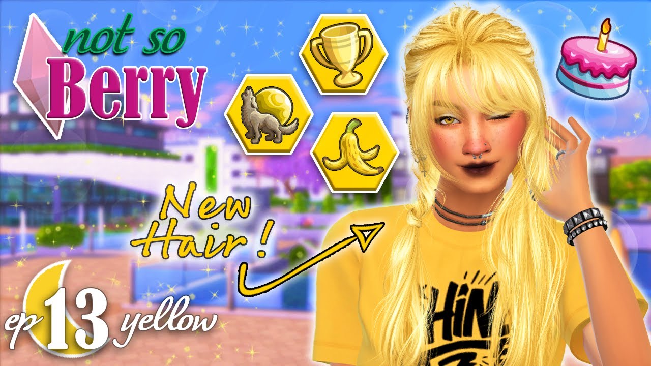 Into Young Adulthood! | YELLOW #13 🌙 NOT SO BERRY CHALLENGE | The Sims ...