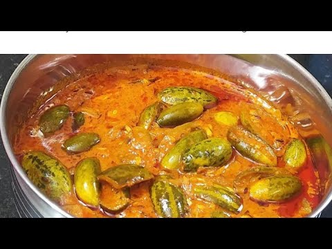 Authentic Rajasthani Kachariya Ki Sabji Recipe | Traditional Desert ...
