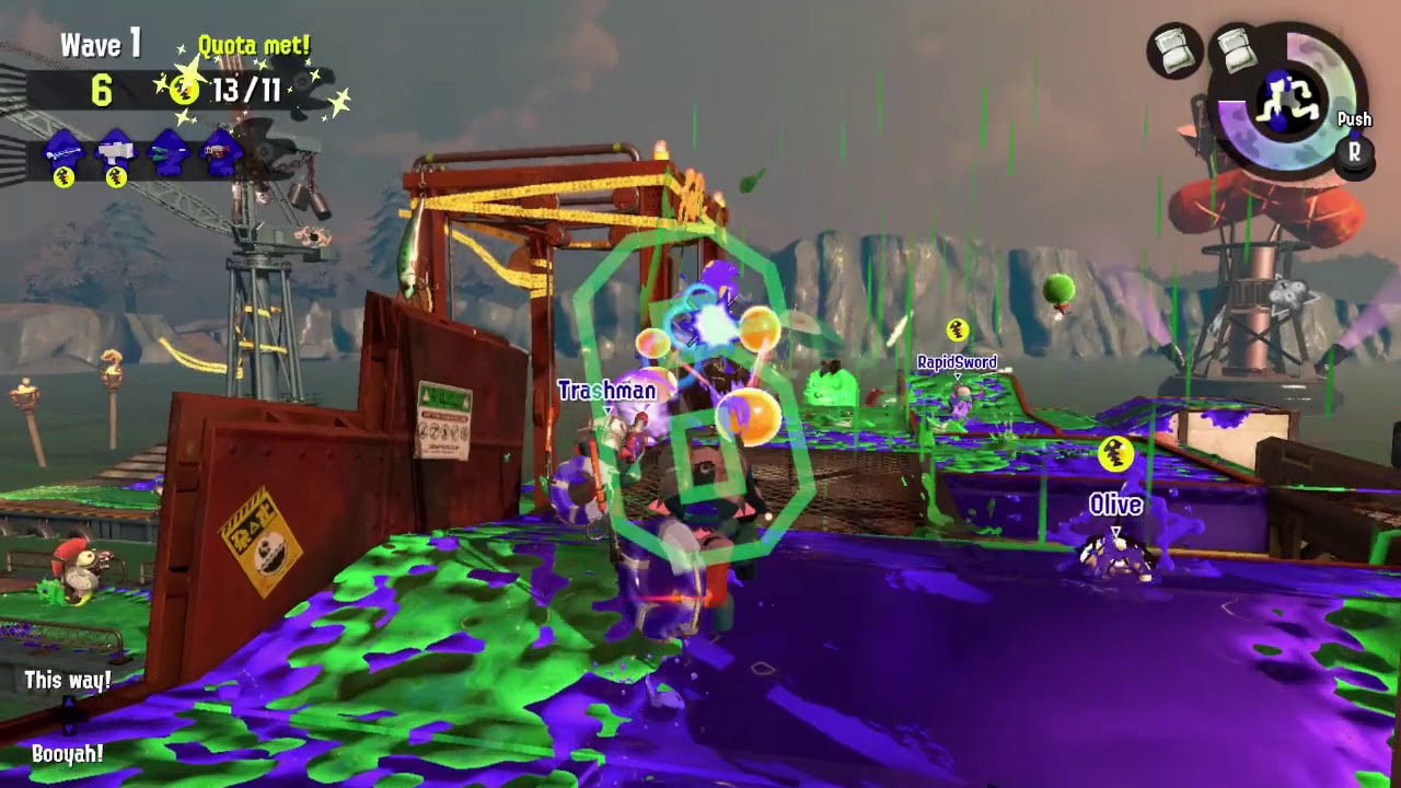 Splatoon 2: Salmon Run 2/13 - YouTube