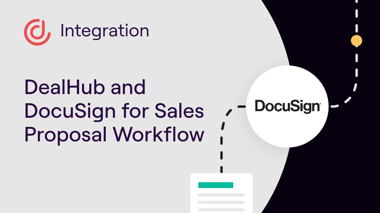 DealHub and DocuSign Partner for Seamless Sales Proposal Workflow - YouTube