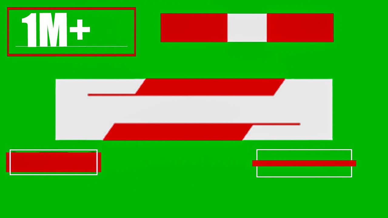 New Green Screen Name Plate 4K - YouTube