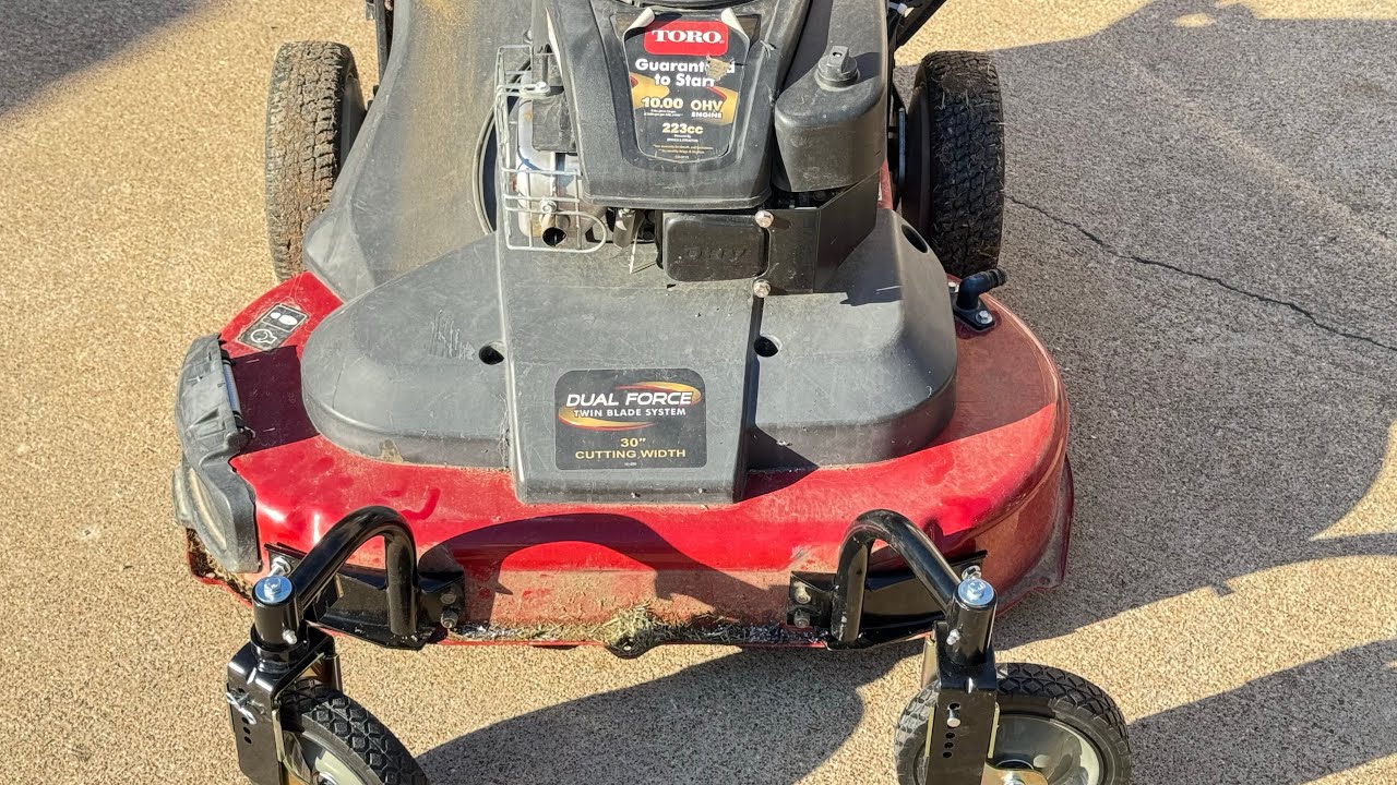 Toro Time Master 30” mower Front caster System. That actually works ...