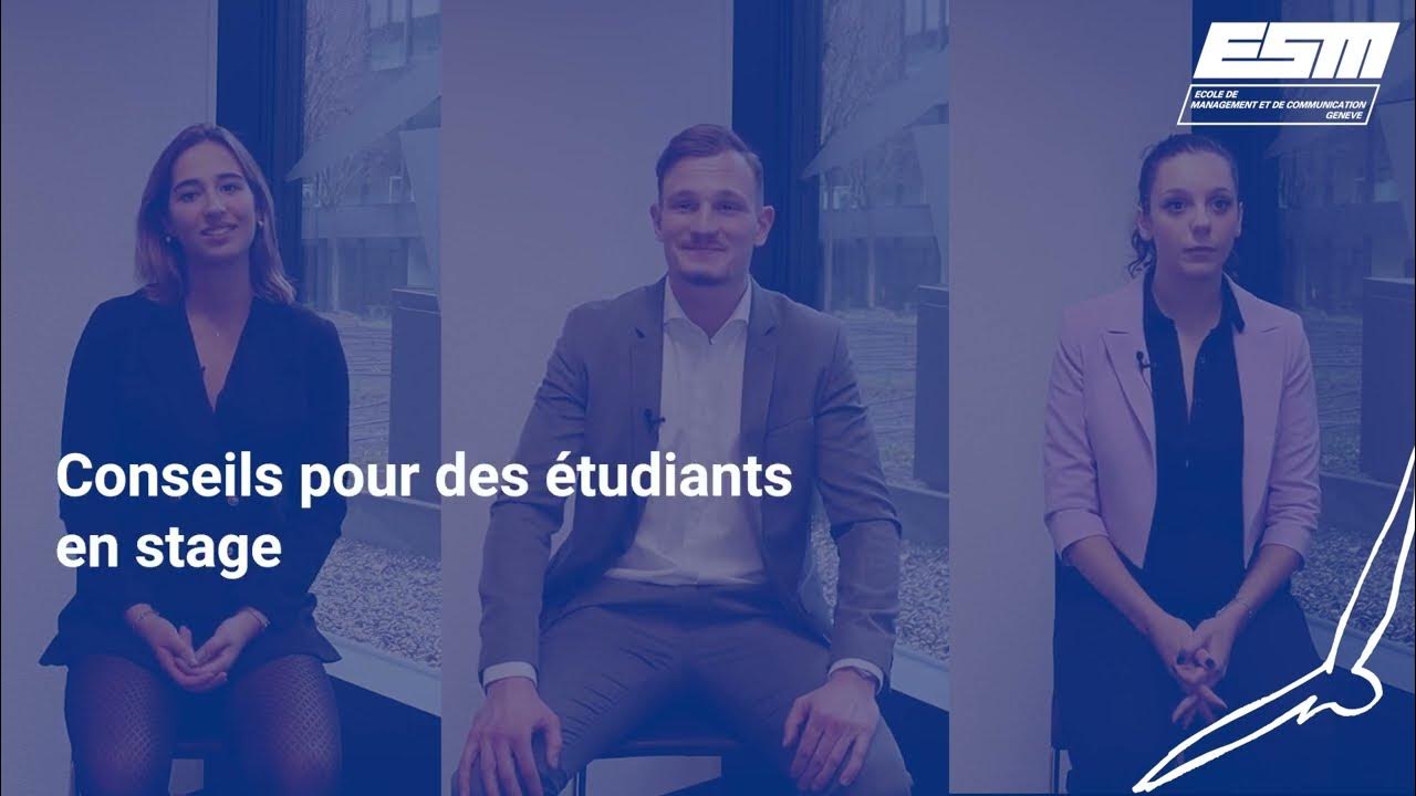 ESM Genève - Bachelor : stage - YouTube