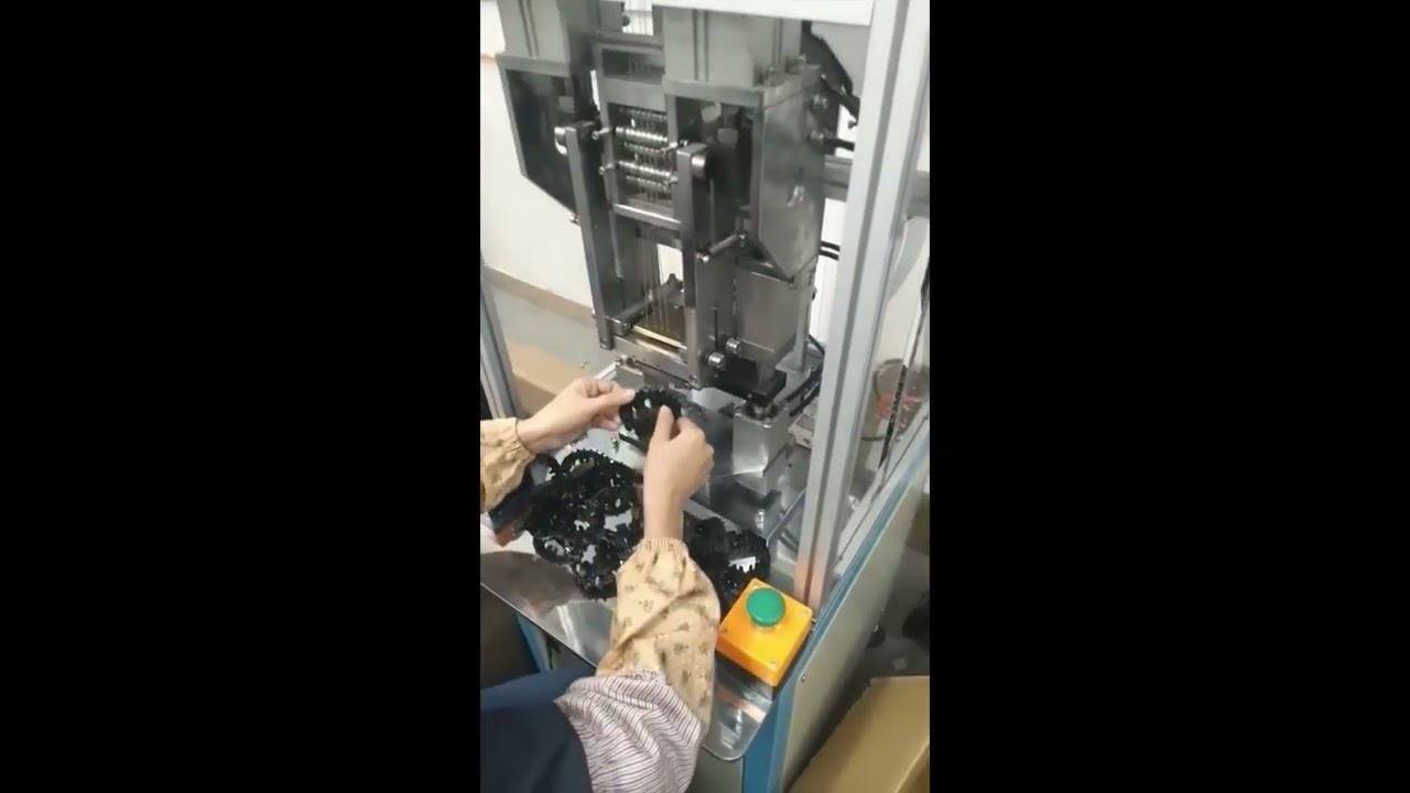 Automatic pin insertion machine WP-08 - YouTube