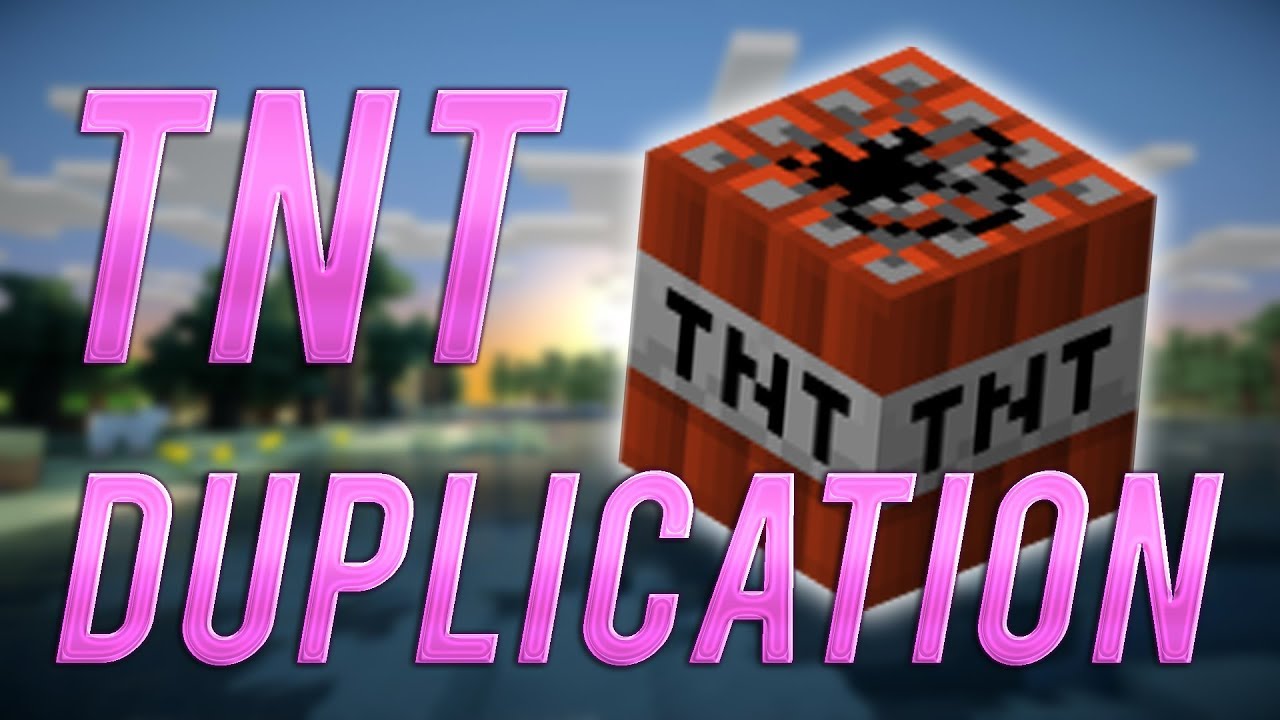 The Best TNT Duplication Glitch in Minecraft 1.13 [Update Aquatic ...