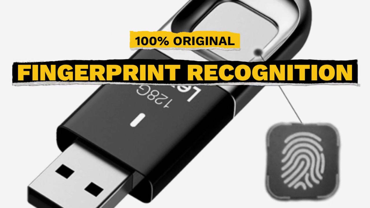 Fingerprint Recognition USB Flash Drive - YouTube