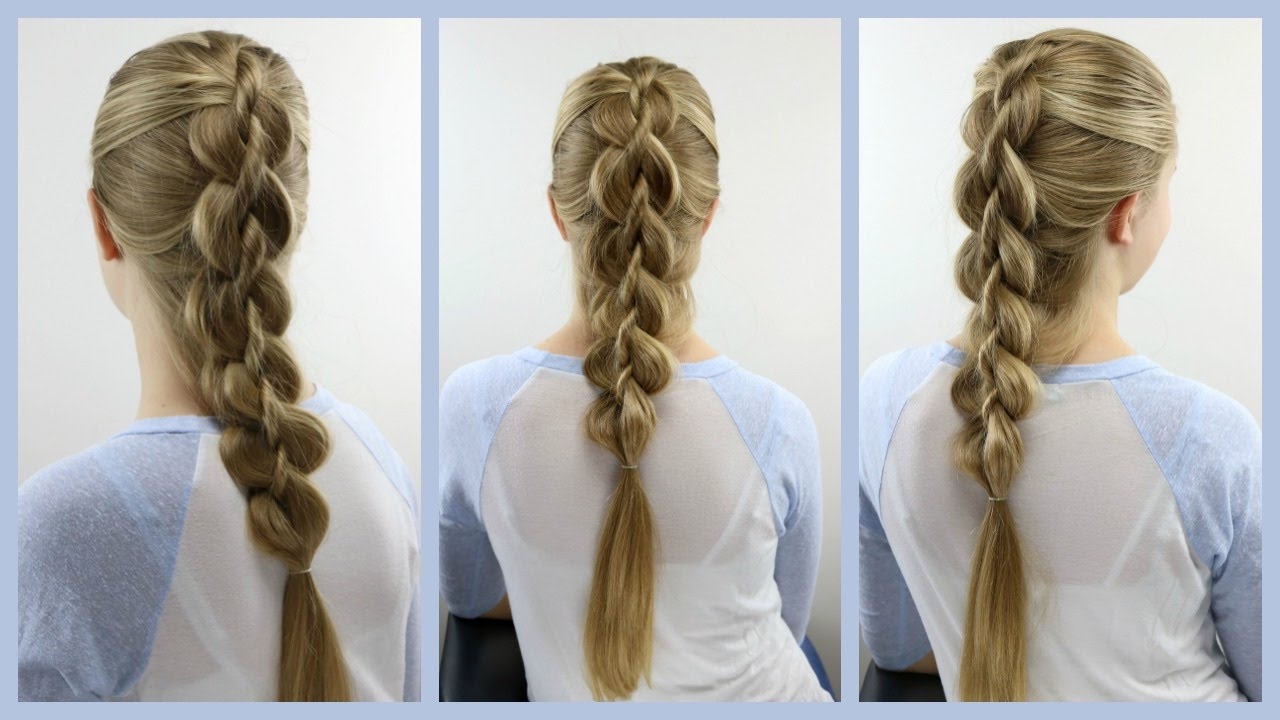 "Cheater" 4 Strand Dutch Braid | BabesInHairland.com - YouTube