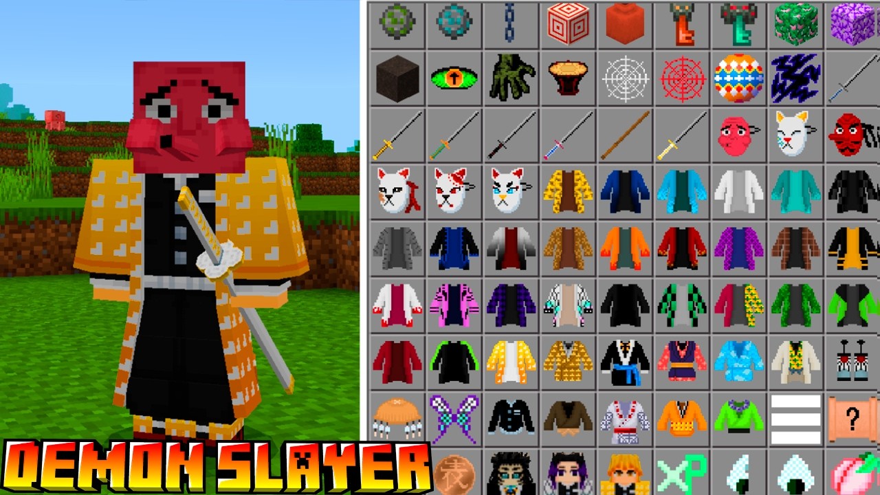 Novo Addon Demon Slayer CR Atualizado para Minecraft PE 1.21.51+ - YouTube