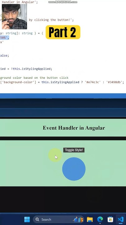 Event handler in Angular Part 2 - YouTube
