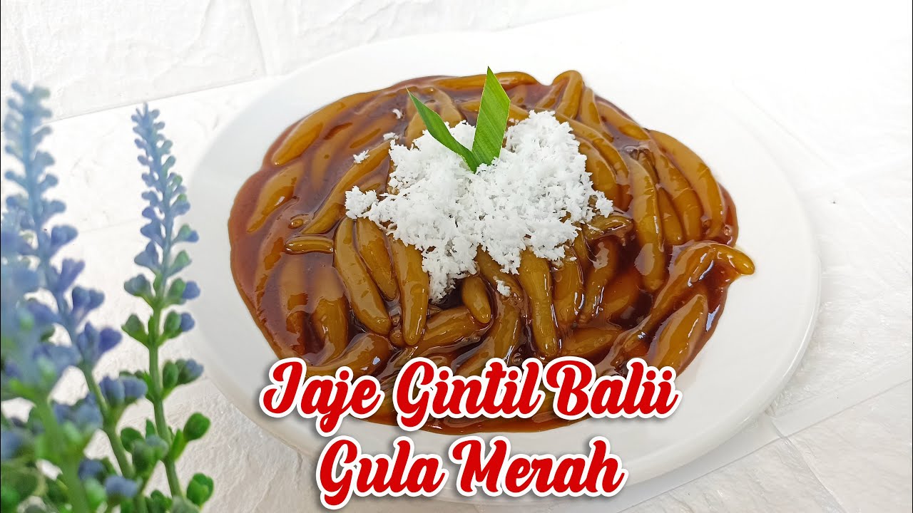 Jaje Giling Giling Gula Merah Khas Bali | Kue Cenil Super Enak - YouTube