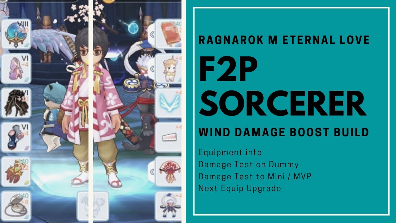 Ragnarok M Sorcerer Build | Wind Damage Boost - YouTube