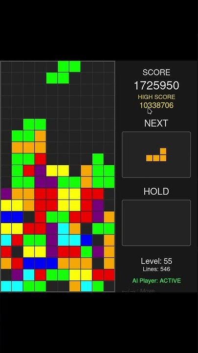 Insanely fast Tetris AI (Python) - YouTube