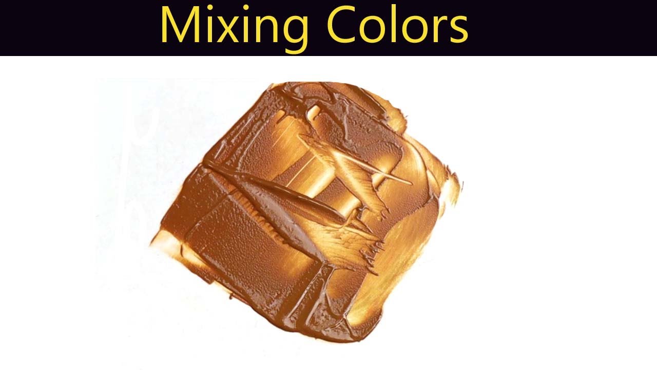 How To Make Deep Brown Color Paint - Mixing Colors - YouTube