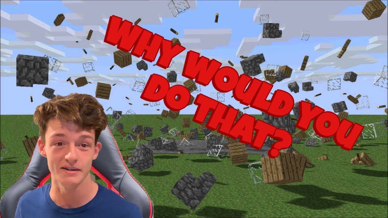 FIRST MINECRAFT WORLD DESTROYED!?!? - YouTube