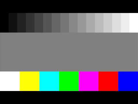 Monitor test pattern (align) - YouTube